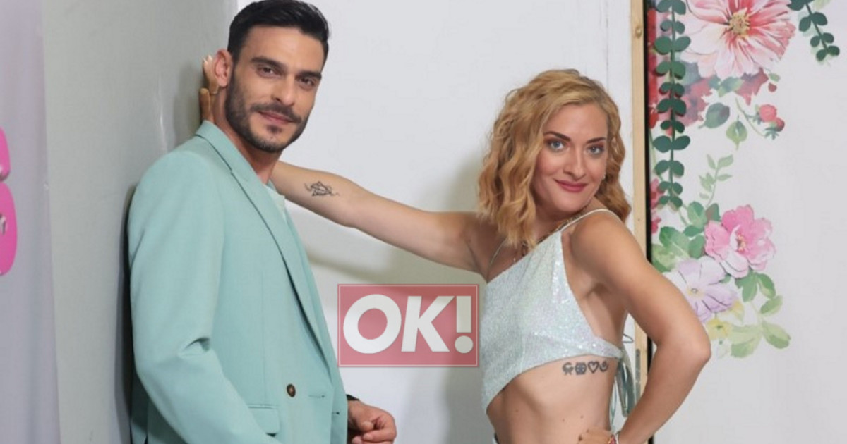 Ν. Αργυράκη - Γ. Βογιατζάκης: Με ασορτί τιρκουάζ look στο J2US