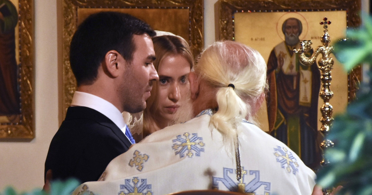 Δημήτρης Αγγελόπουλος - Λήδα Λογοθέτη: Οι φωτογραφίες από τον γάμο τους