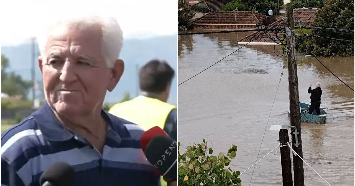 Κακοκαιρία Daniel: Ο 80χρονος που έσωσε 15 ανθρώπους με τη βάρκα του ...