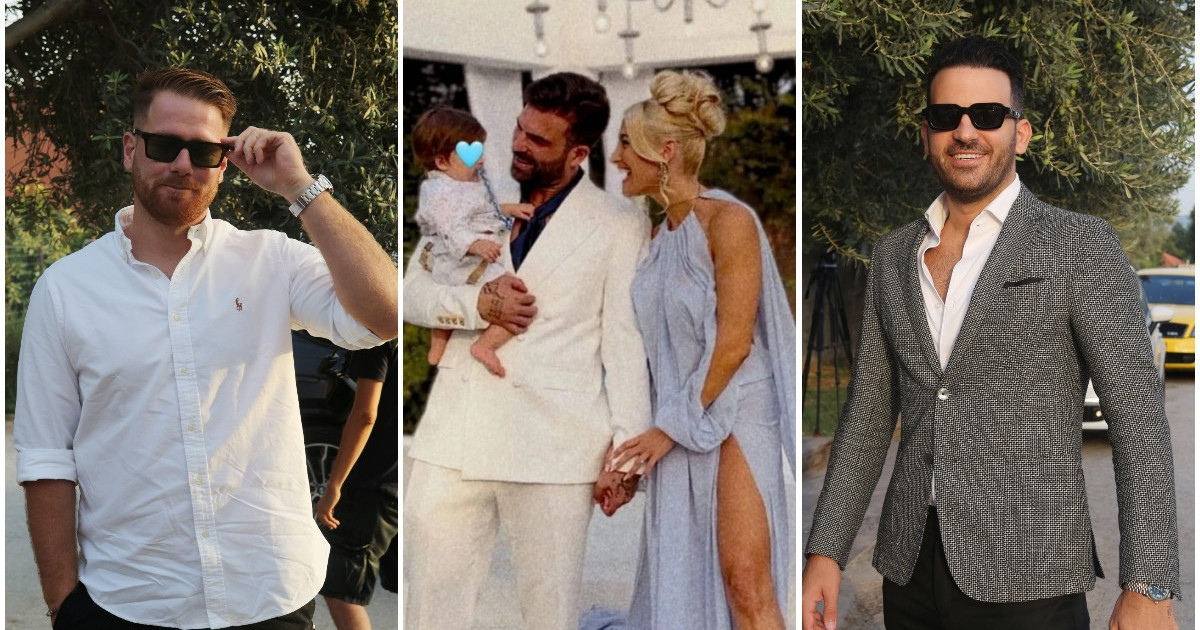 Ιωάννα Τούνη - Δημήτρης Αλεξάνδρου: Το reunion των παικτών του J2US στη βάφτιση του γιου τους